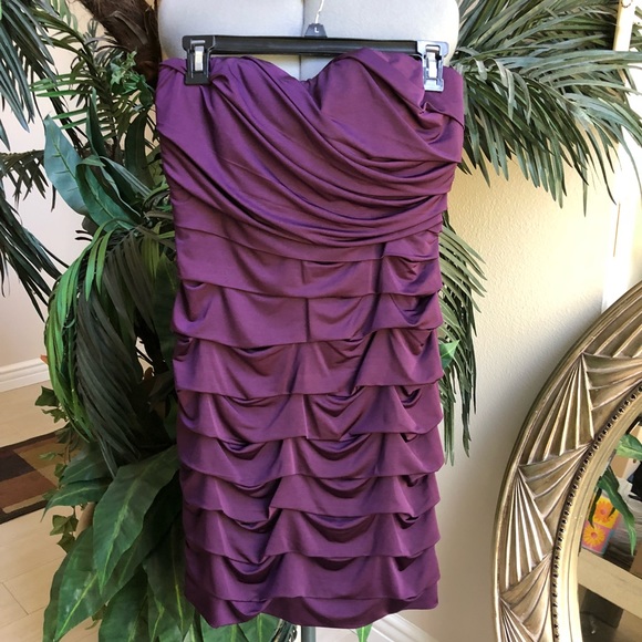 Speechless | Dresses | Speechless Purple Prom Strapless Dress | Poshmark